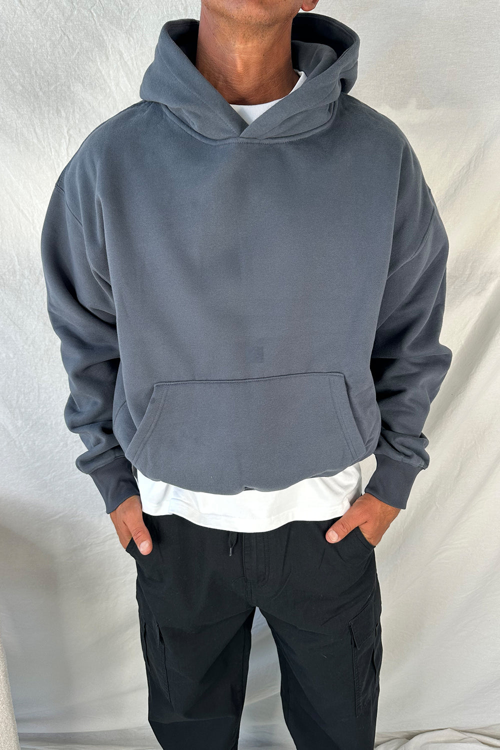 Heavyweight Comfort Hoodie Dark Grey