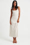 Alma Midi Dress Bone