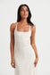 Alma Midi Dress Bone