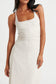 Alma Midi Dress Bone