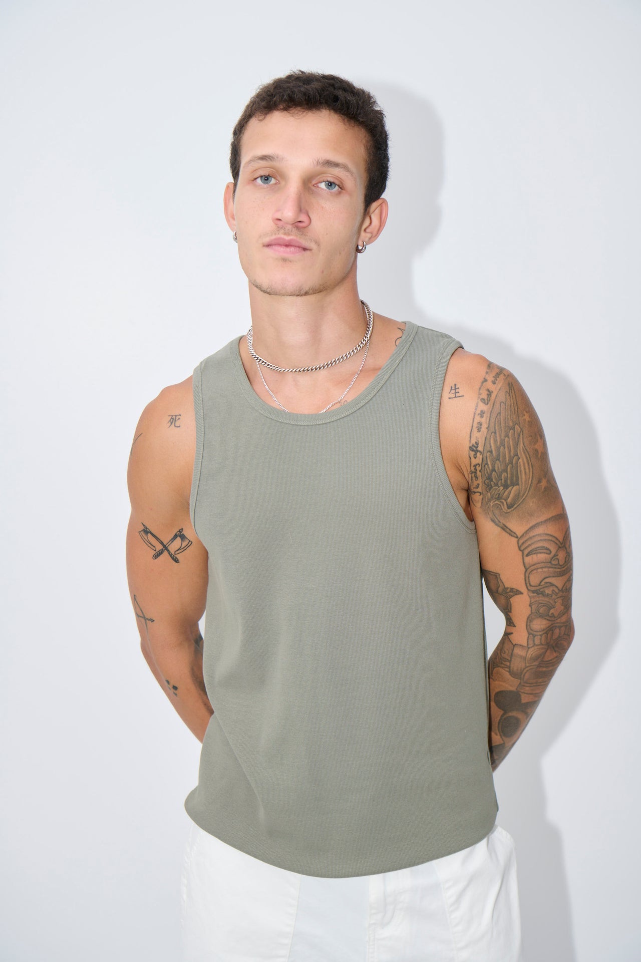 Mens Singlets & Tanks | Knitted & Ribbed Tank Tops