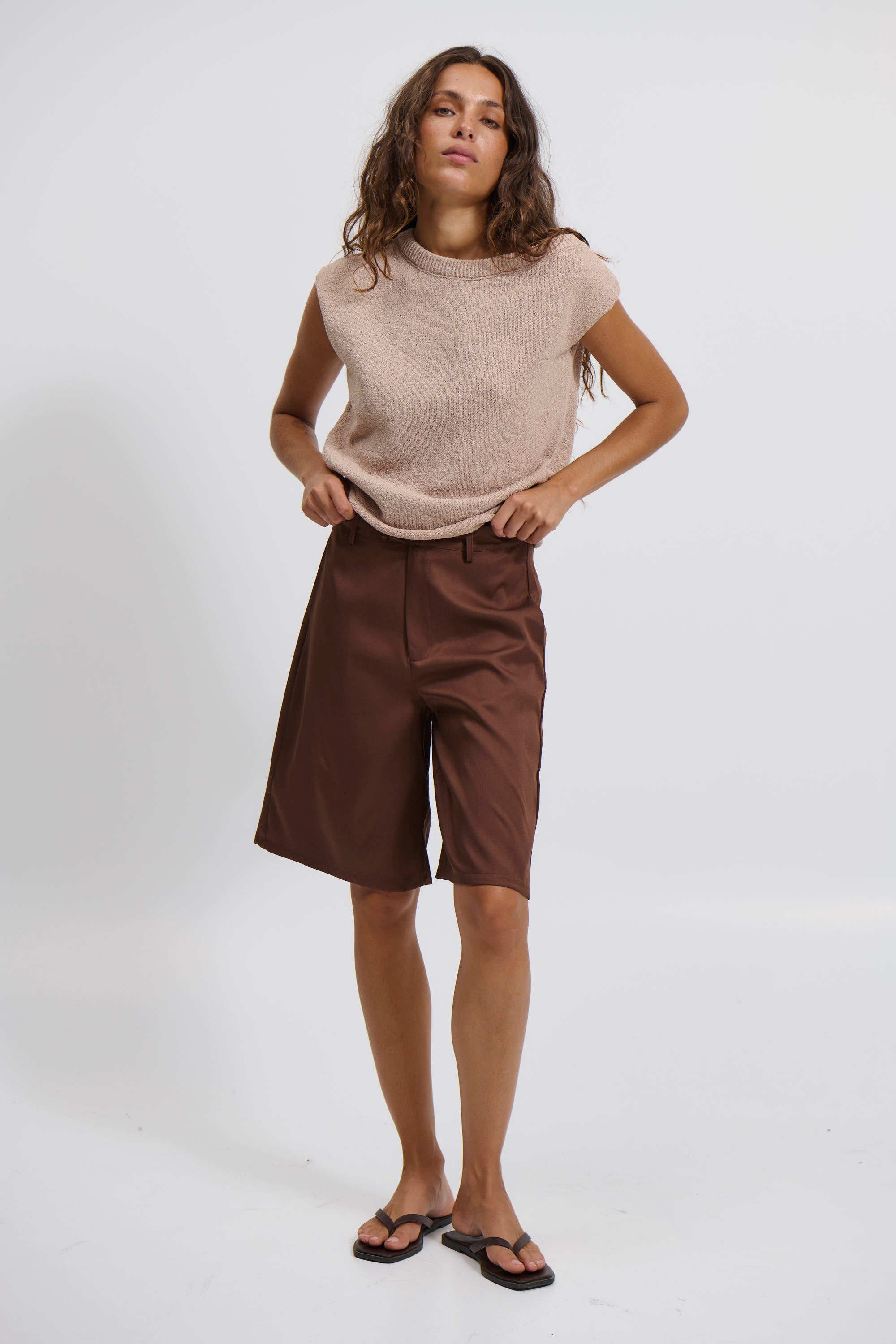 Narla Bermuda Short Chocolate