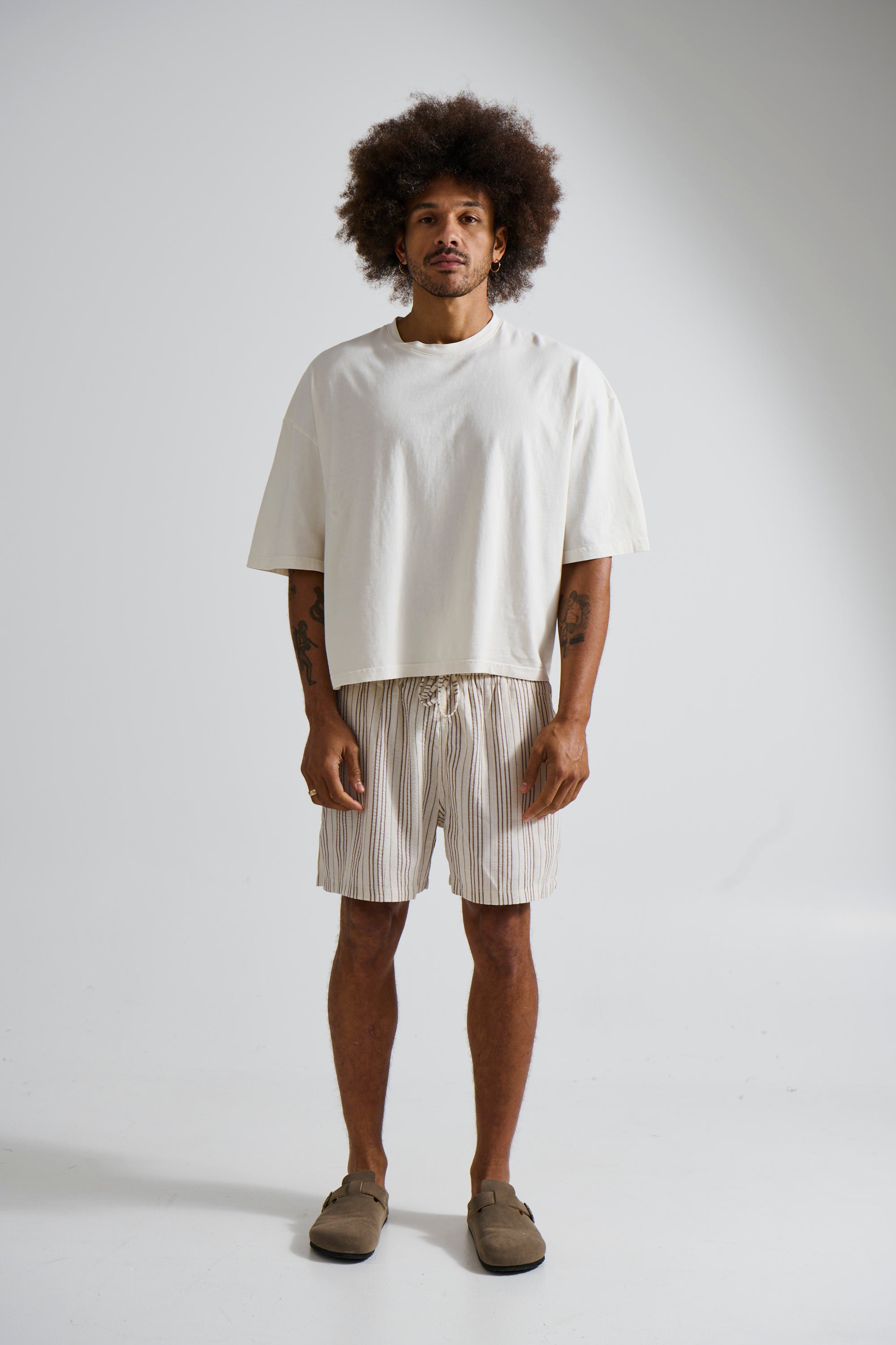 Mitchell Short Choc Stripe