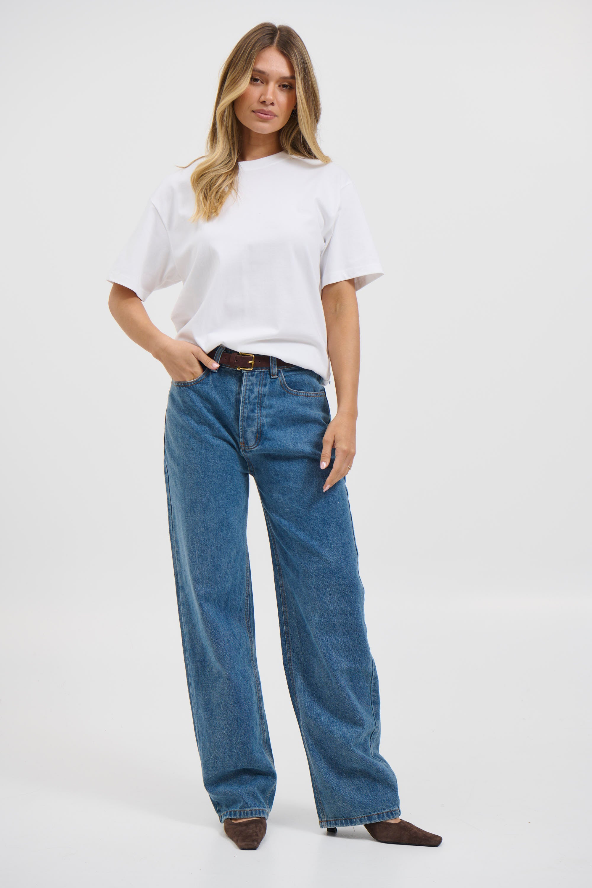 Dania Jean Mid Blue