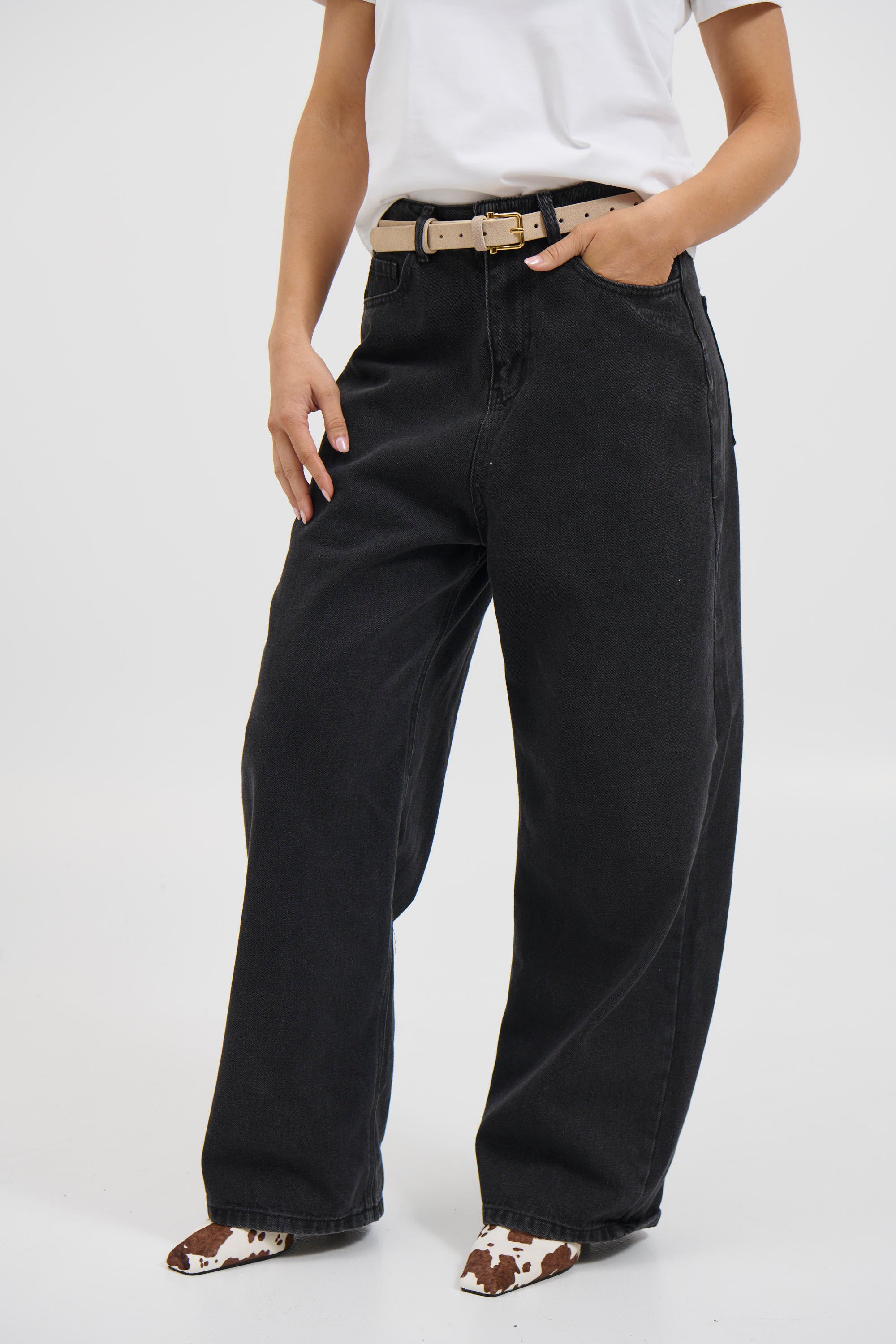 Sebastian Jean Washed Black