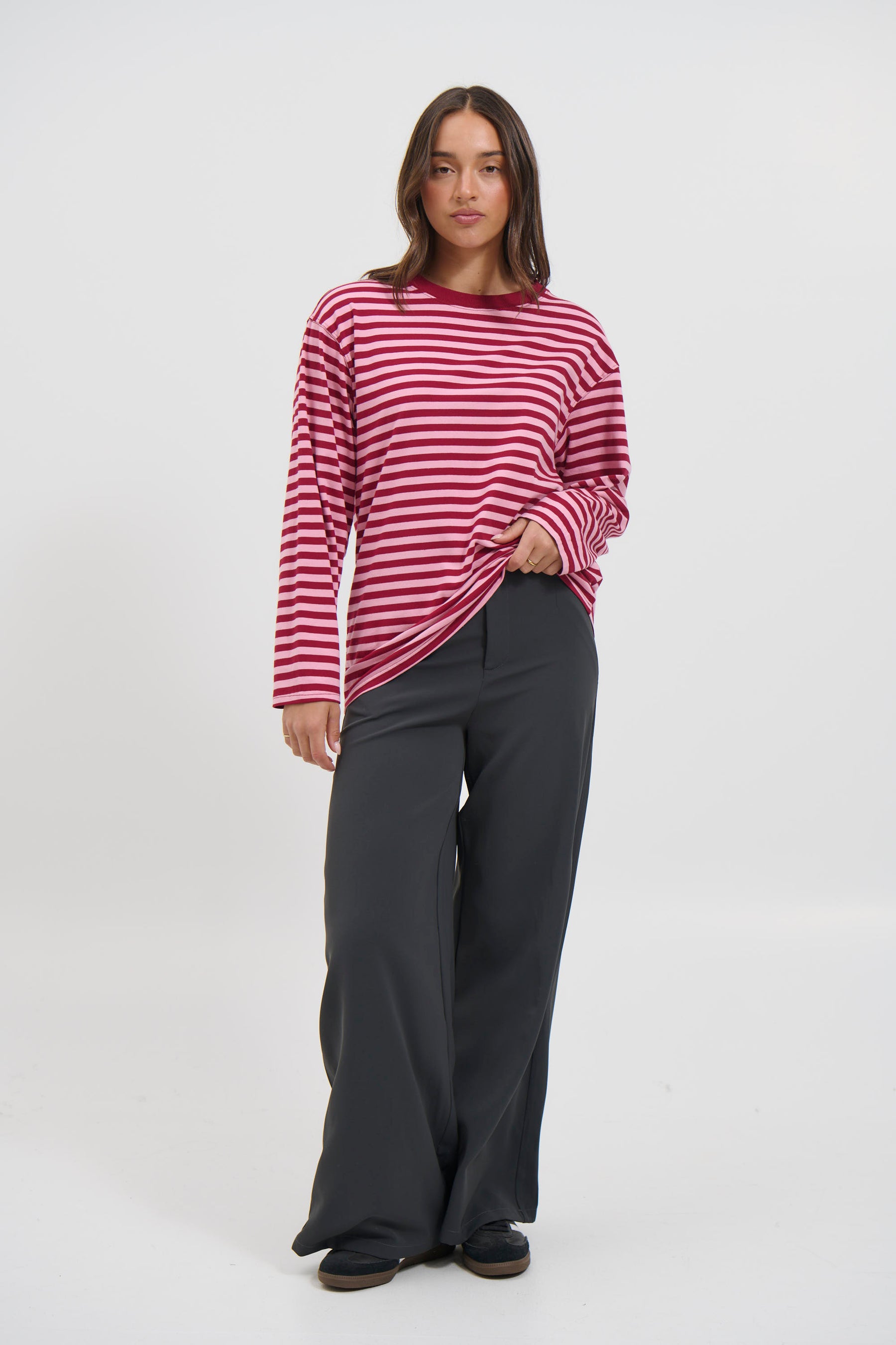 Madi Long Sleeve Strawberry