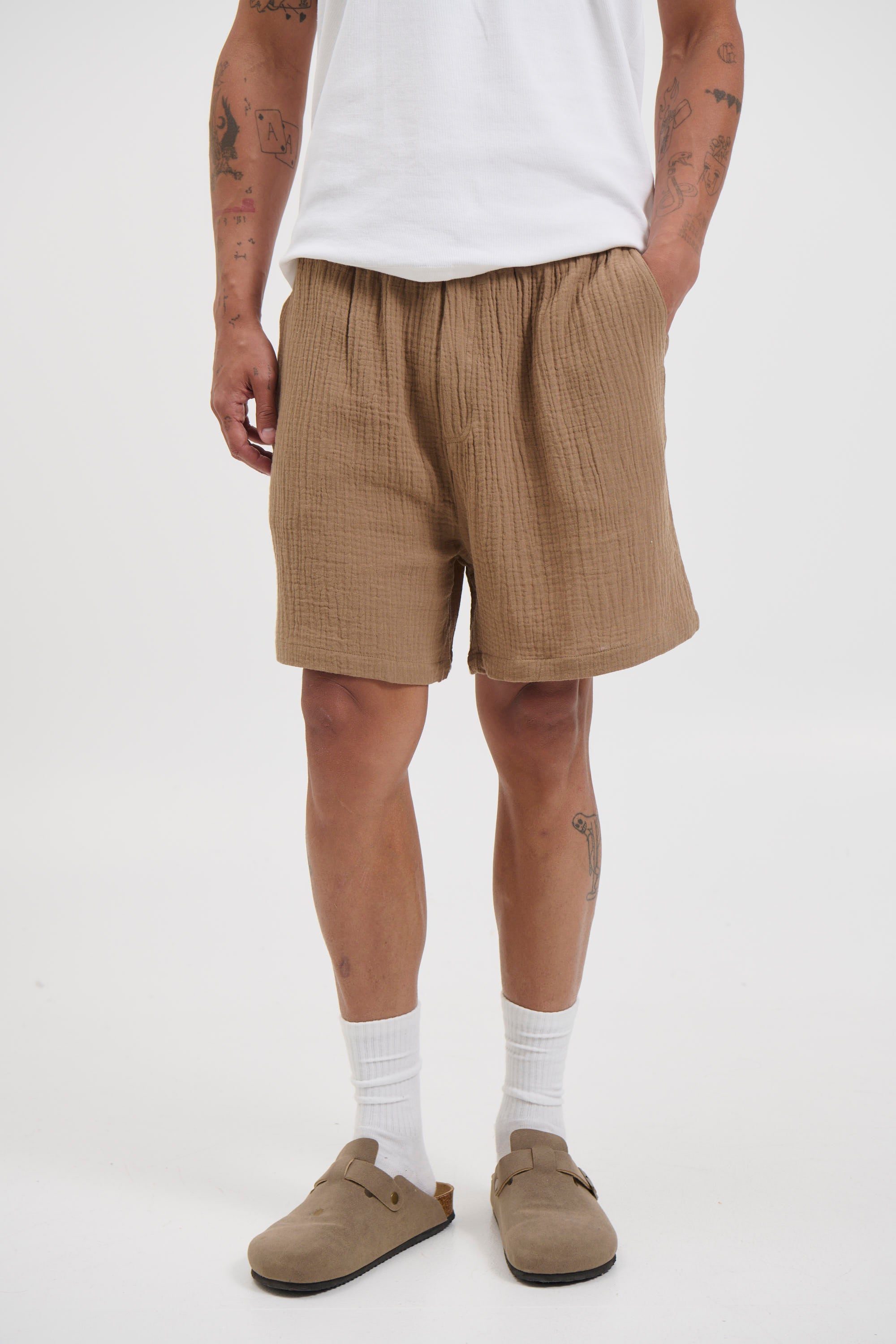 Tyler Texture Short Chocolate - FINAL SALE