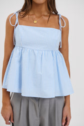 Chontelle Babydoll Top Sky