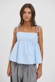 Chontelle Babydoll Top Sky