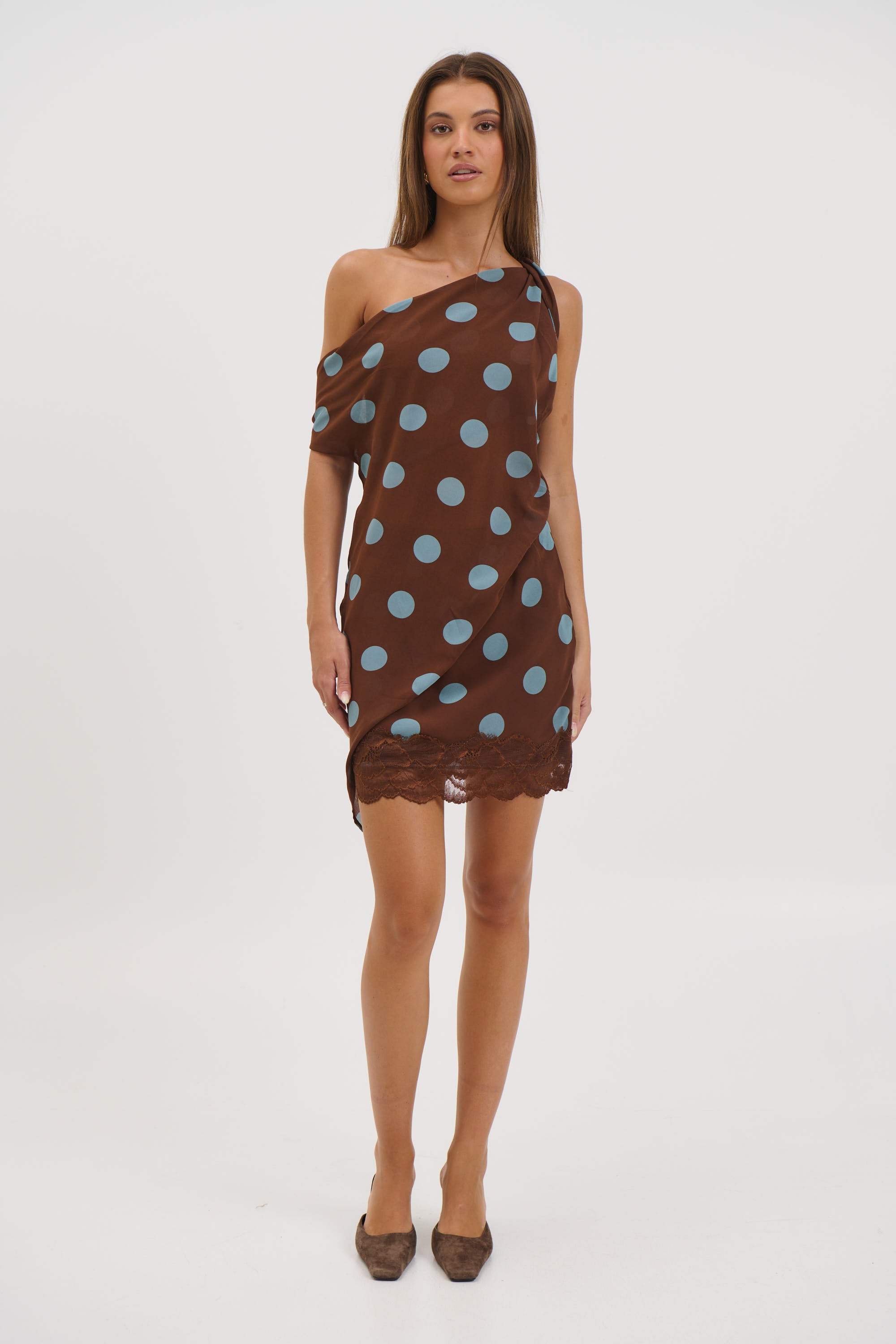 Shay Mini Skirt Chocolate - FINAL SALE