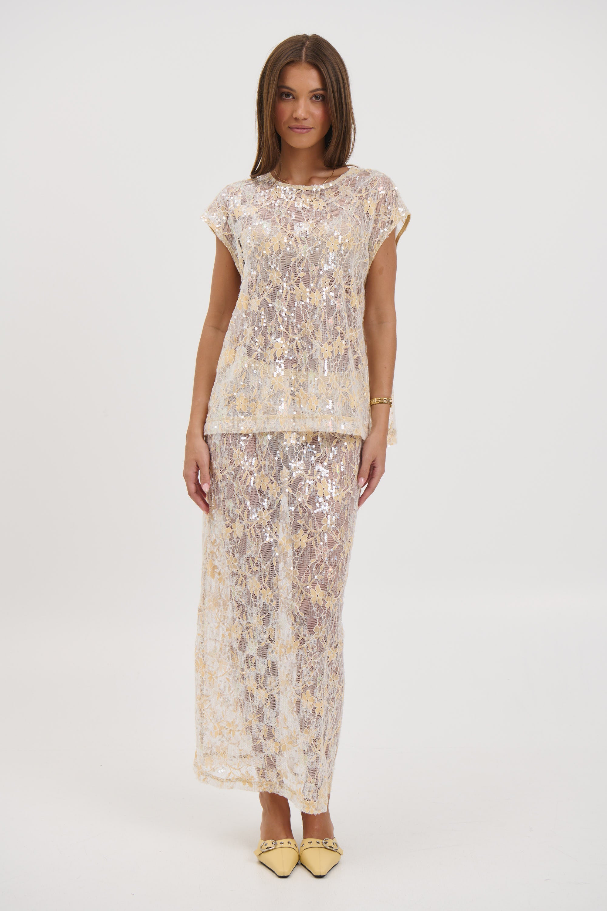 Fern Skirt Gold