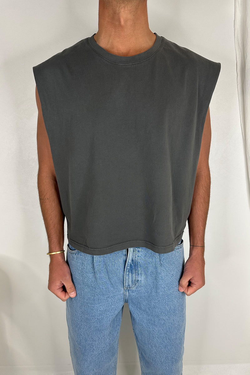 NTH Crop Box Tank Charcoal