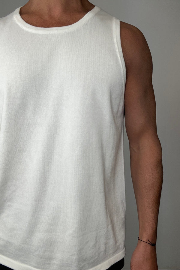 Mens Singlets & Tanks | Knitted & Ribbed Tank Tops