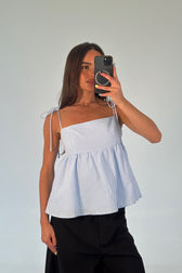 Chontelle Babydoll Top Sky