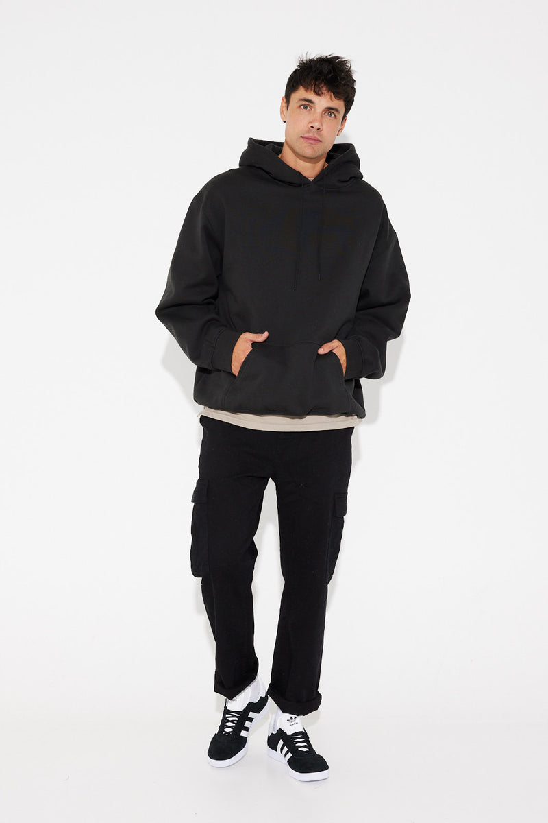 Curtis Box Hoodie Black